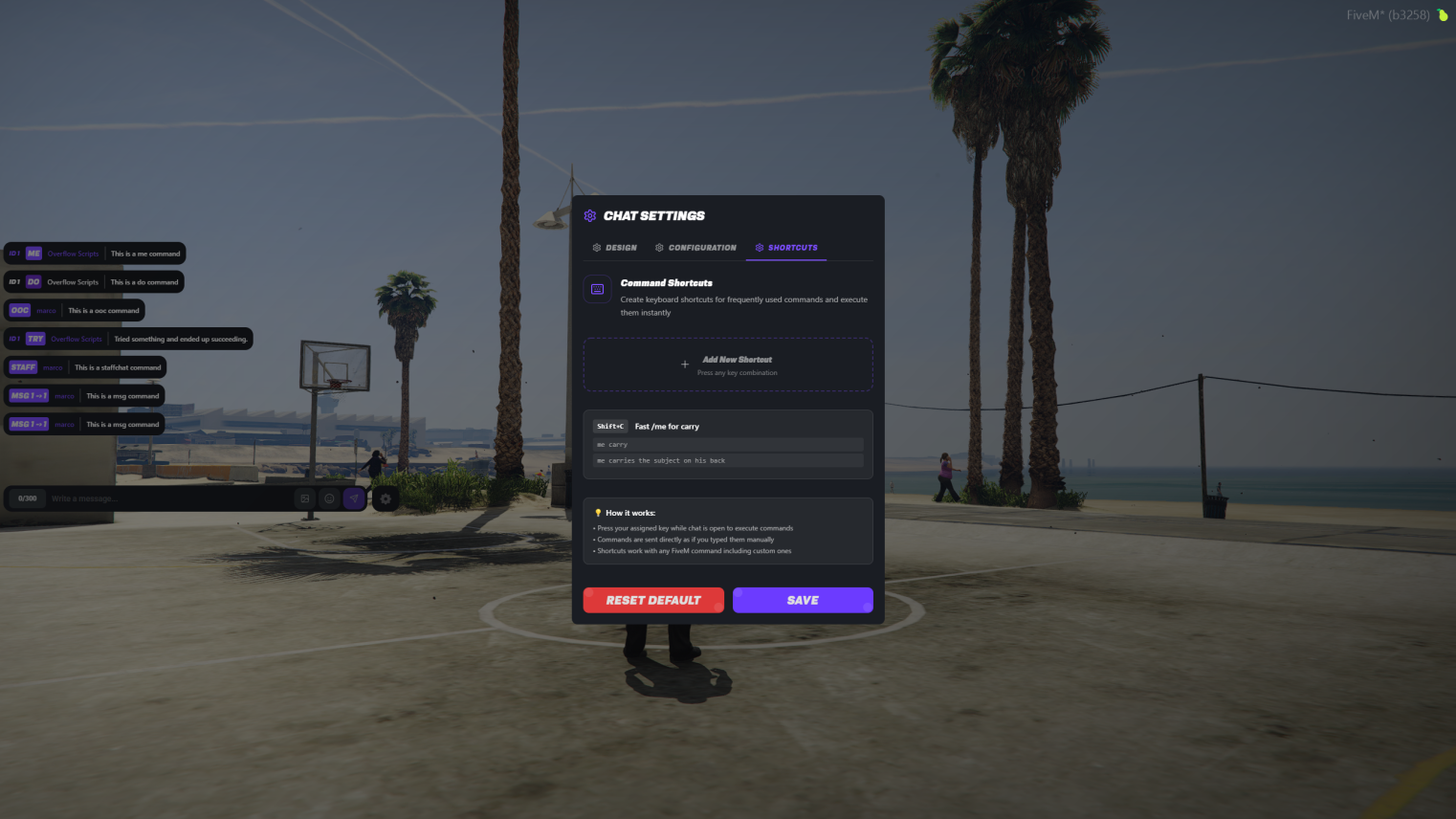 Overflow Chat – Best FiveM Chat System (ESX, QBCore & Qbox) | Overflow5M